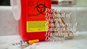 Proper Disposal of Sharps Containers: A Guide to Safe Handling and Disposal